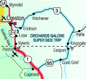 Orchards Galore Super Side Trip - International Selkirk Loop